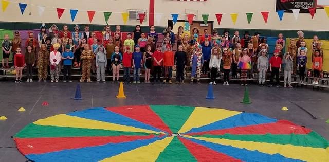 Third-graders at Wycallis Elementary School perform their own circus ...