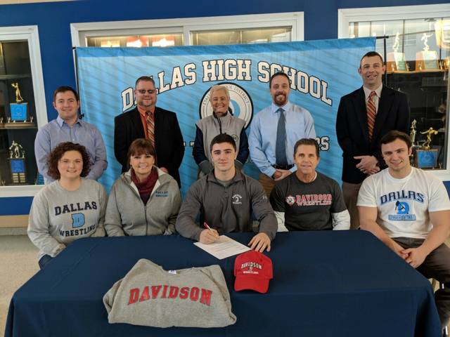 Mountaineer Steven Newell signs Letter of Intent to wrestle at Davidson ...